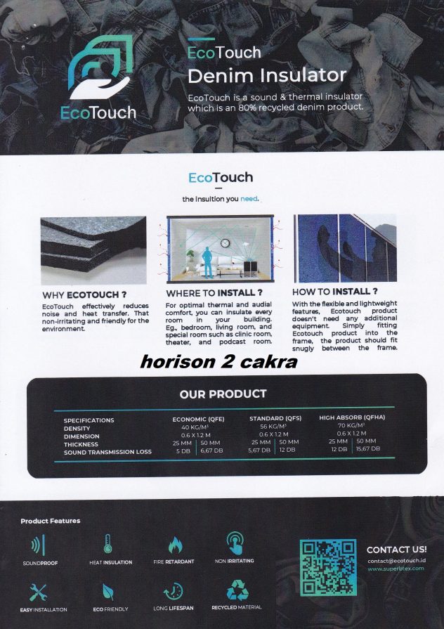 ECOTOUCH DENIM WOOL – Horison Dua Cakra